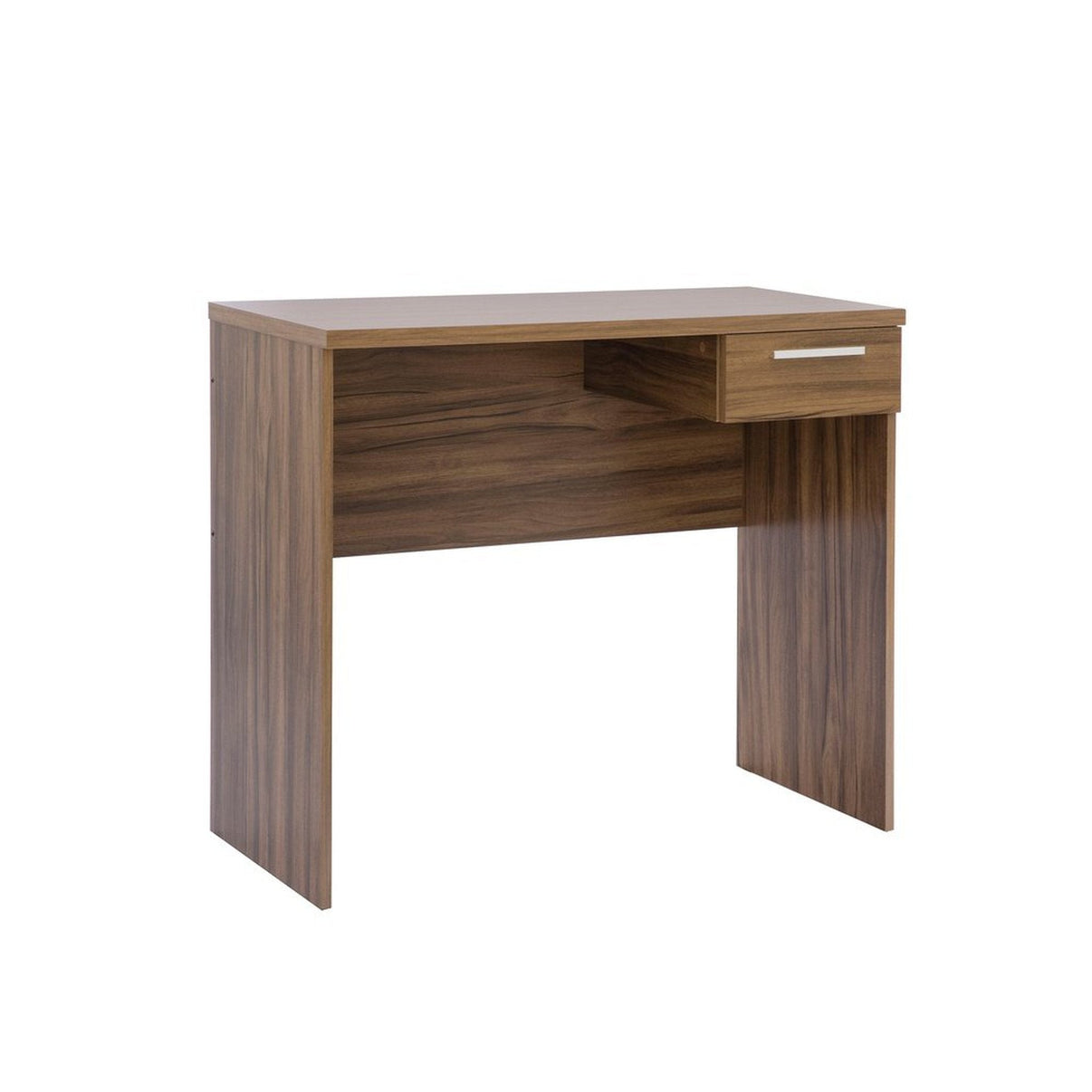 Techni Mobili Modern Computer Writing Desk with Drawer, Walnut by Leve ...
