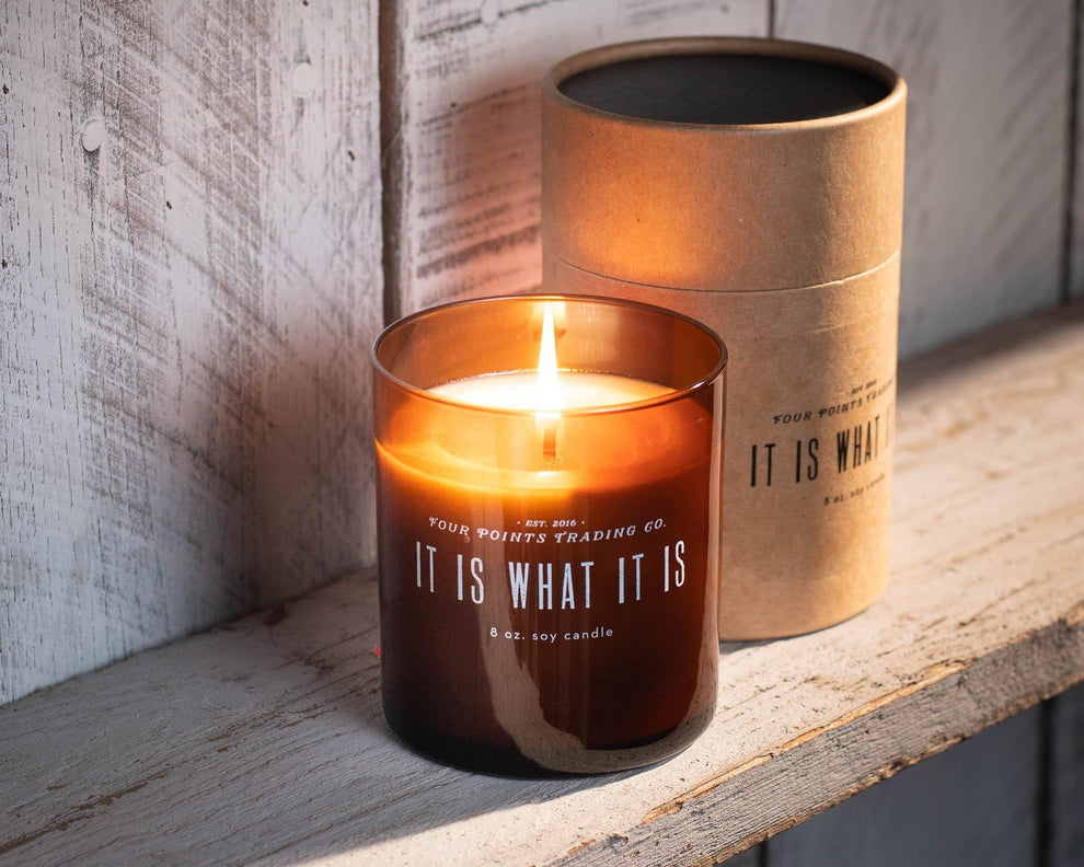 It Is What It Is 8oz Soy Candle by Four Points Trading Co. – Norfolk ...
