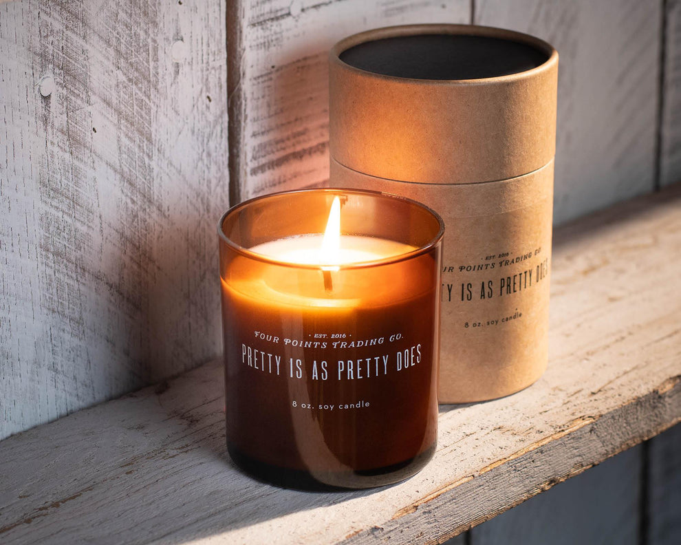 Pretty Is As Pretty Does 8oz Soy Candle by Four Points Trading Co ...